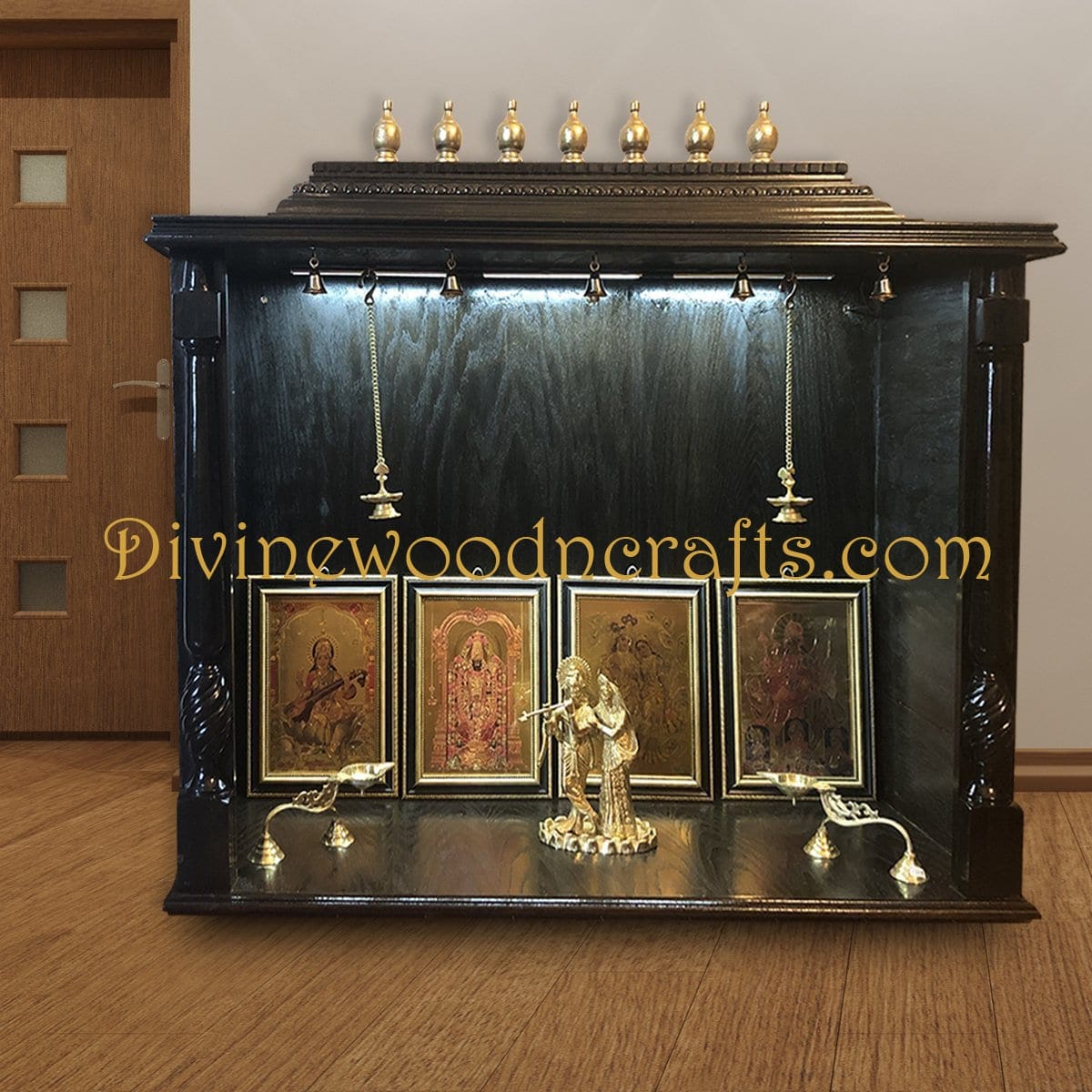 Custom Altar | 48 Inch | Handcrafted Wood Design | Divine Wood N Crafts