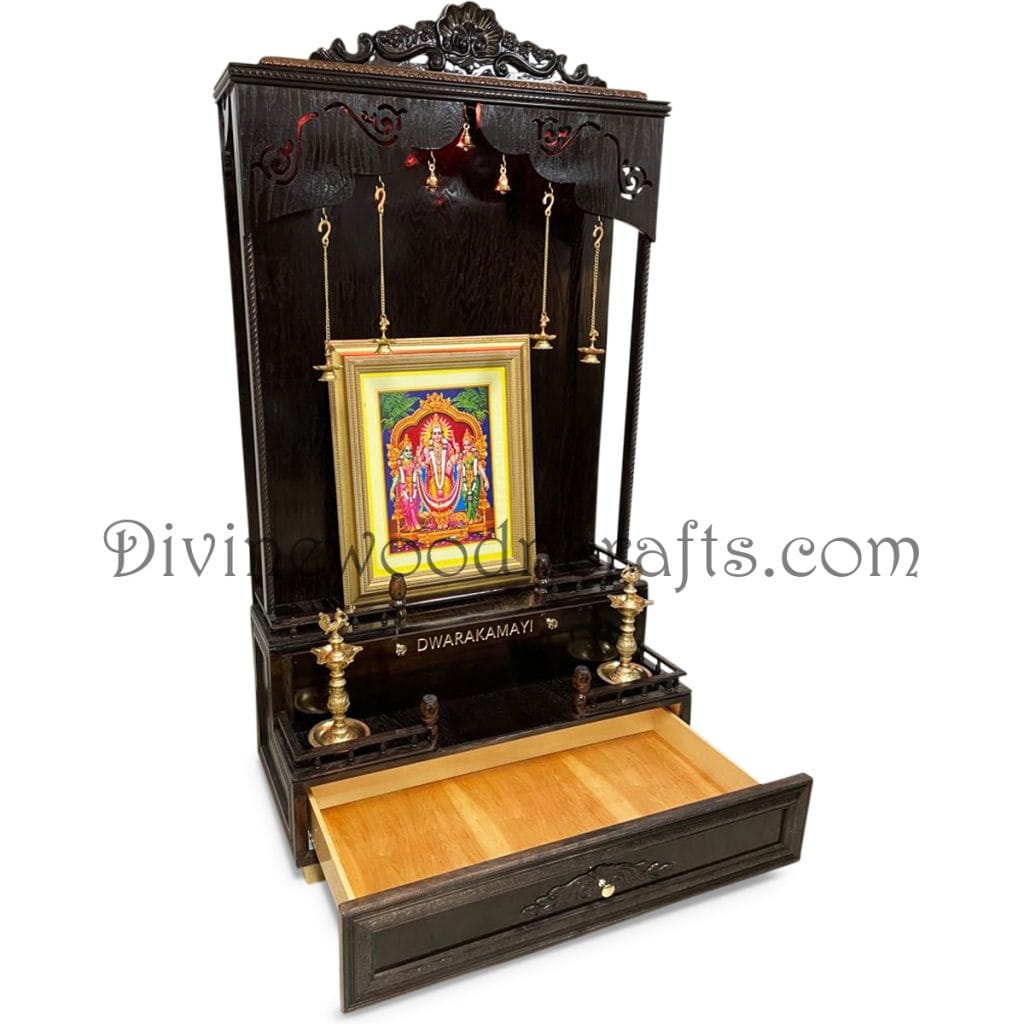 Handcrafted 42" Custom Wooden Altar for Sacred Spaces | Divine Wood n ...
