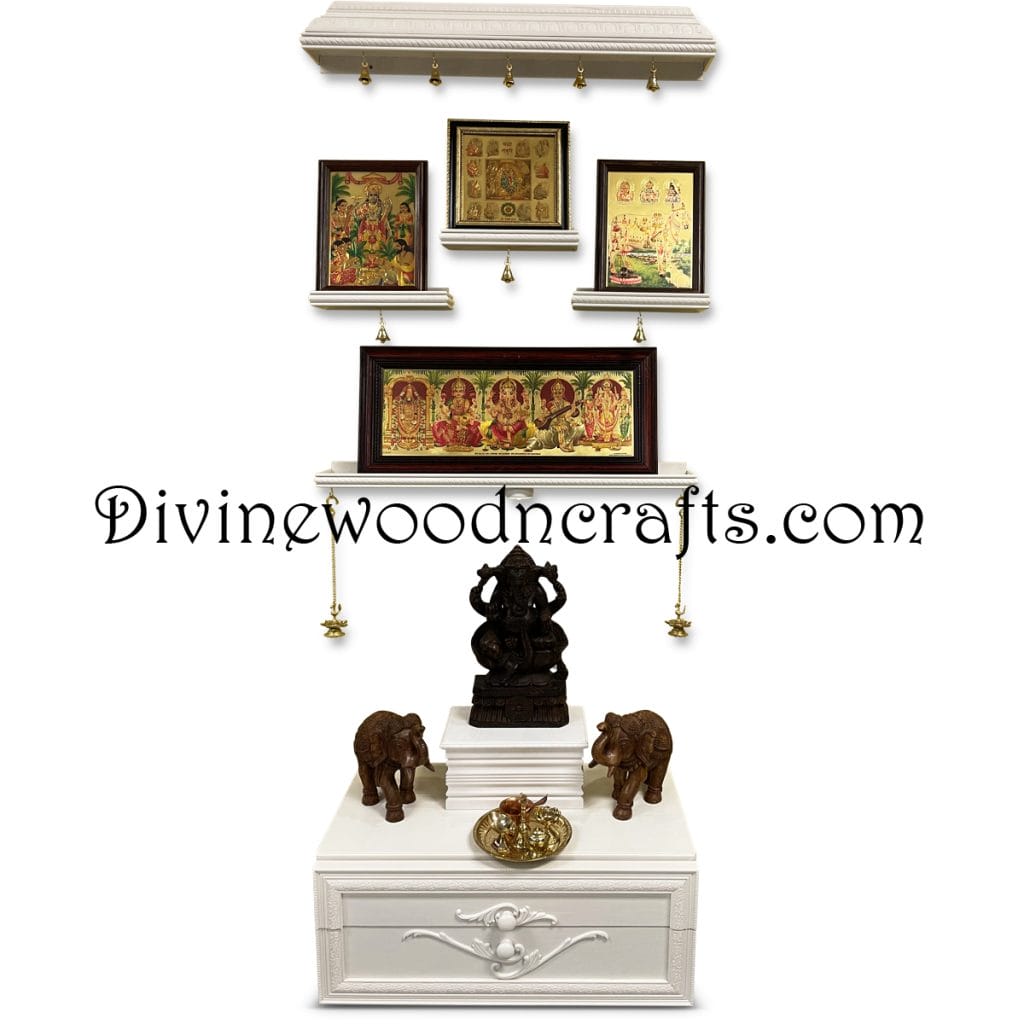 Make your Own Mandir Kit-1 - Divine Wood N Crafts