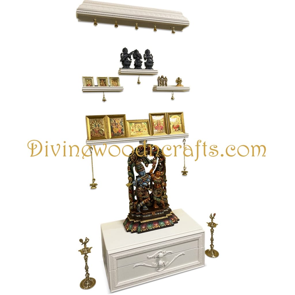 Make your Own Mandir Kit-1 - Divine Wood N Crafts
